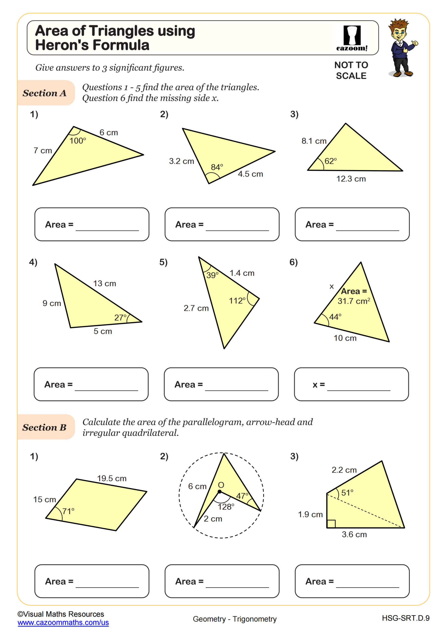 Force Area Pressure Formula | FREE Teaching Resources | Cazoom Math