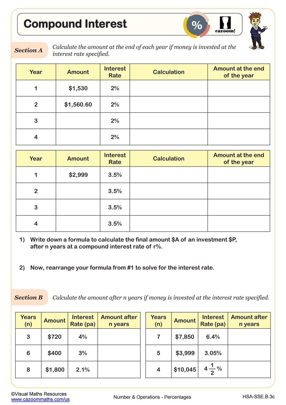 Completing the Square using Algebra Tiles Worksheet | PDF Printable ...