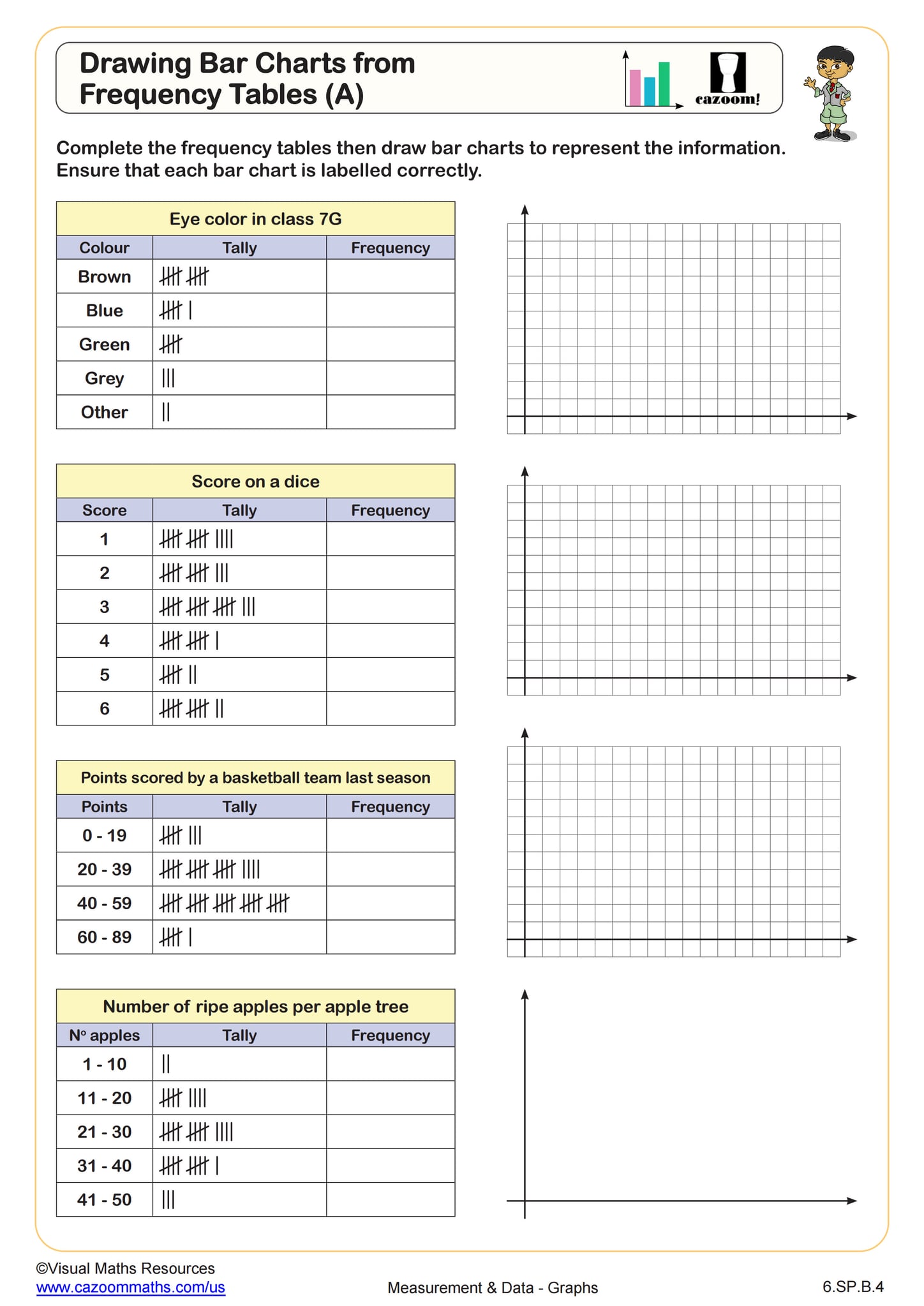 Drawing Gradients (A) Worksheet | Fun and Engaging 8th Grade PDF Worksheets