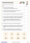 Expected Outcomes Worksheet | 7th Grade PDF Worksheets