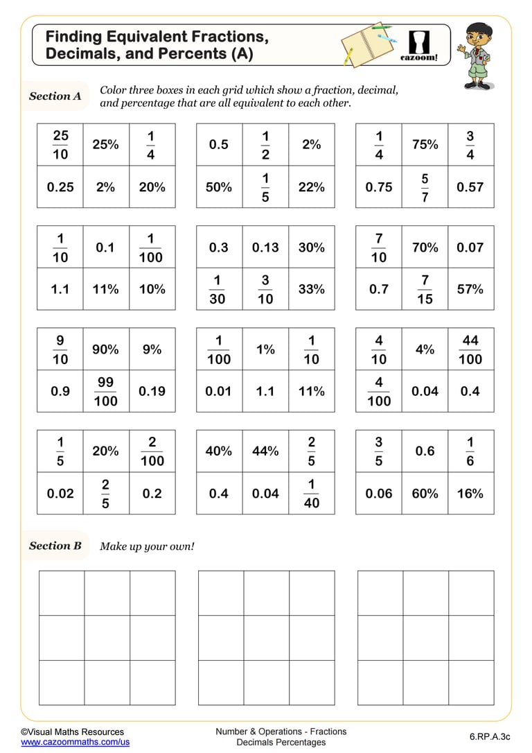 FInding Unit Fractions of Amounts Worksheet | 4th Grade PDF Worksheets