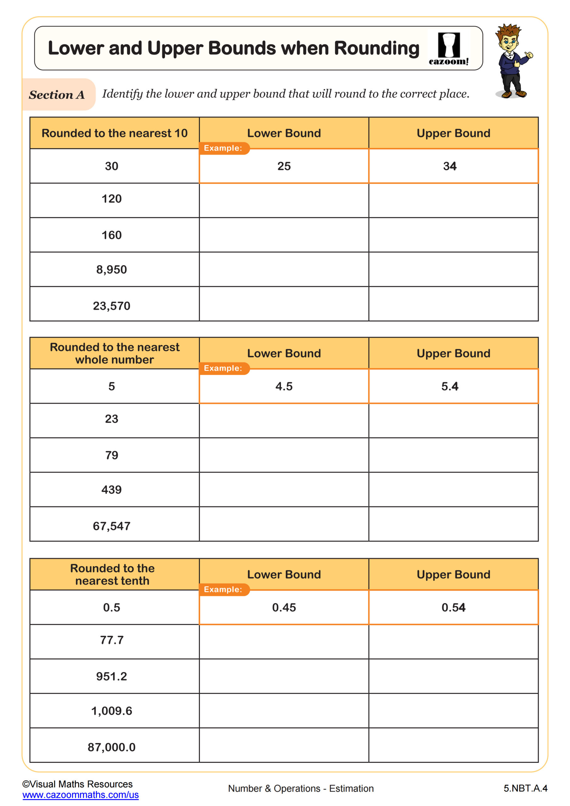 Estimation Worksheets With Answers | Printable PDF Math Worksheets ...