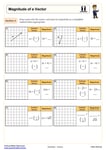 Magnitude of a Vector Worksheet | Fun and Engaging Pre-Calculus PDF ...