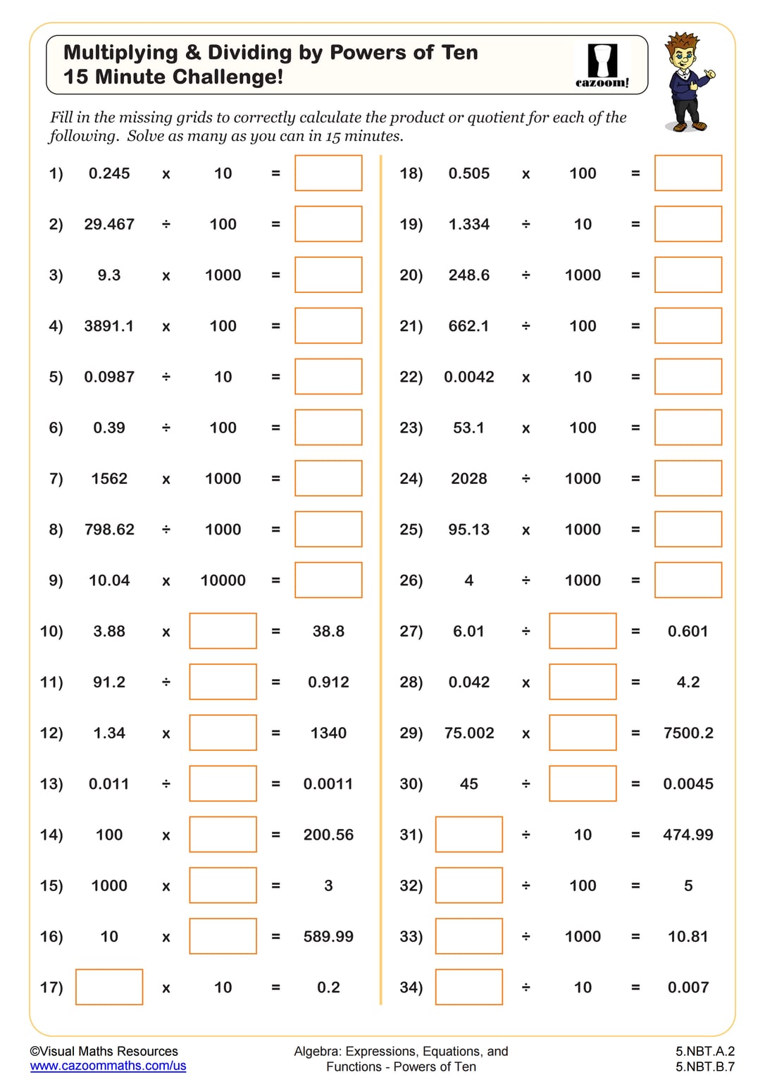 Multiplication & Division with Money Worksheet | PDF Printable ...