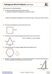 Pythagorean Theorem: Calculating the Hypotenuse – Cazoom Math Worksheets