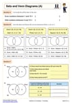 Sets and Venn Diagrams (B) Worksheet | Geometry PDF Worksheets