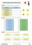 Understanding Inverse Operations Worksheet | Fun and Engaging 3rd Grade ...