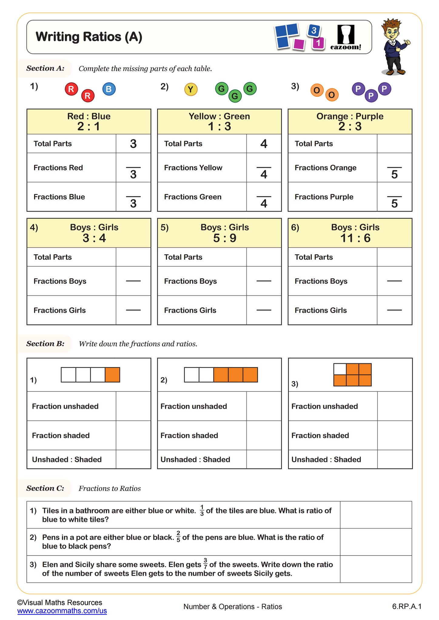 Writing Numbers in Scientific Notation (A) Worksheet | 8th Grade PDF ...