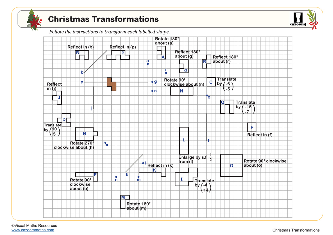Festive Christmas Maths Worksheets | Cazoom Maths
