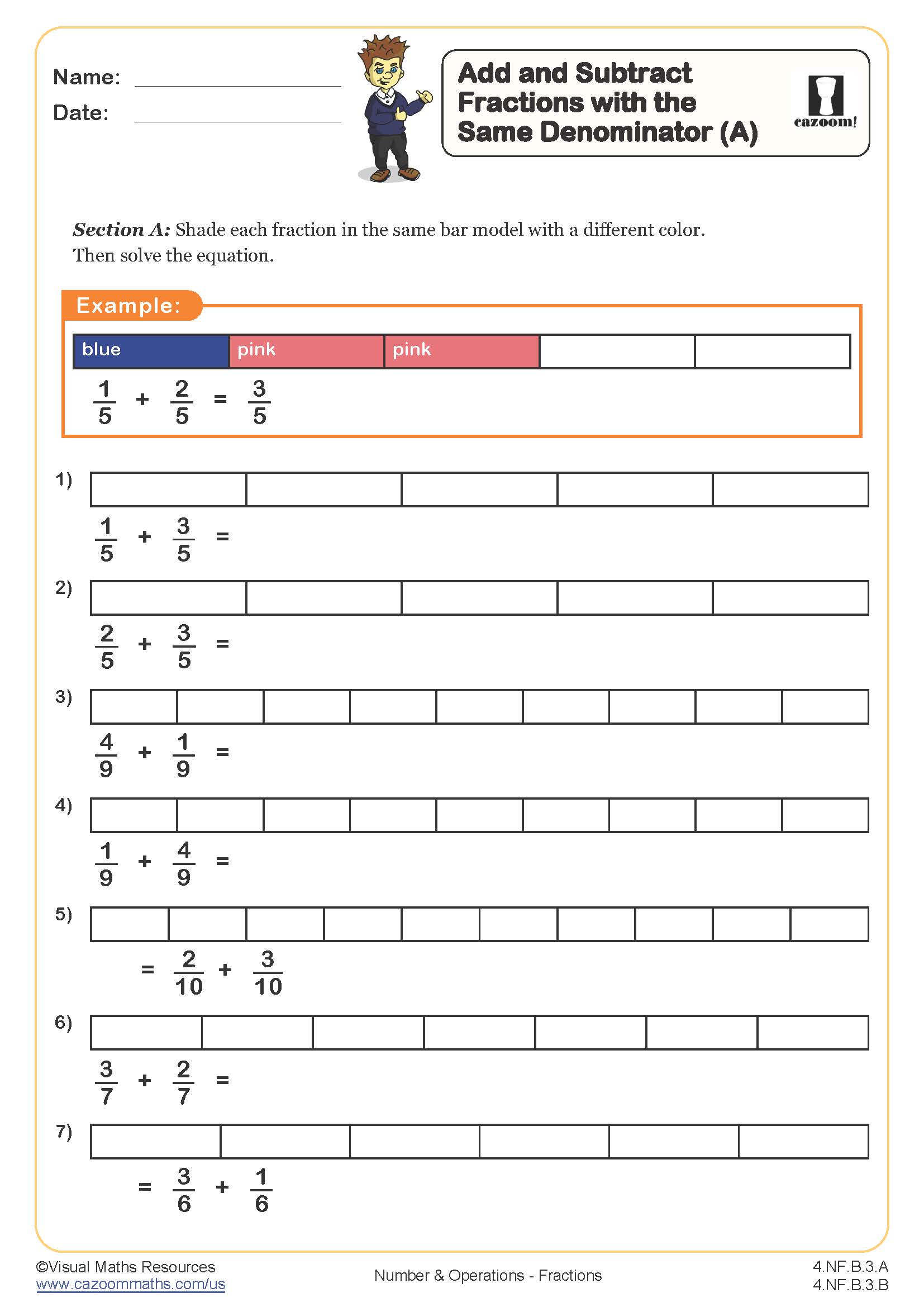 4th Grade Math Questions | Download Printable Maths Worksheets