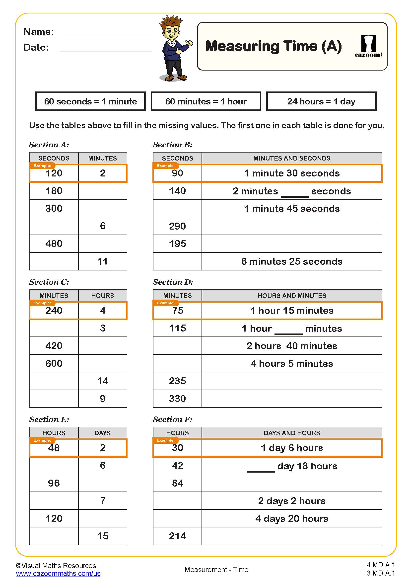 4th Grade Math Worksheets PDF | Printable Math Worksheets