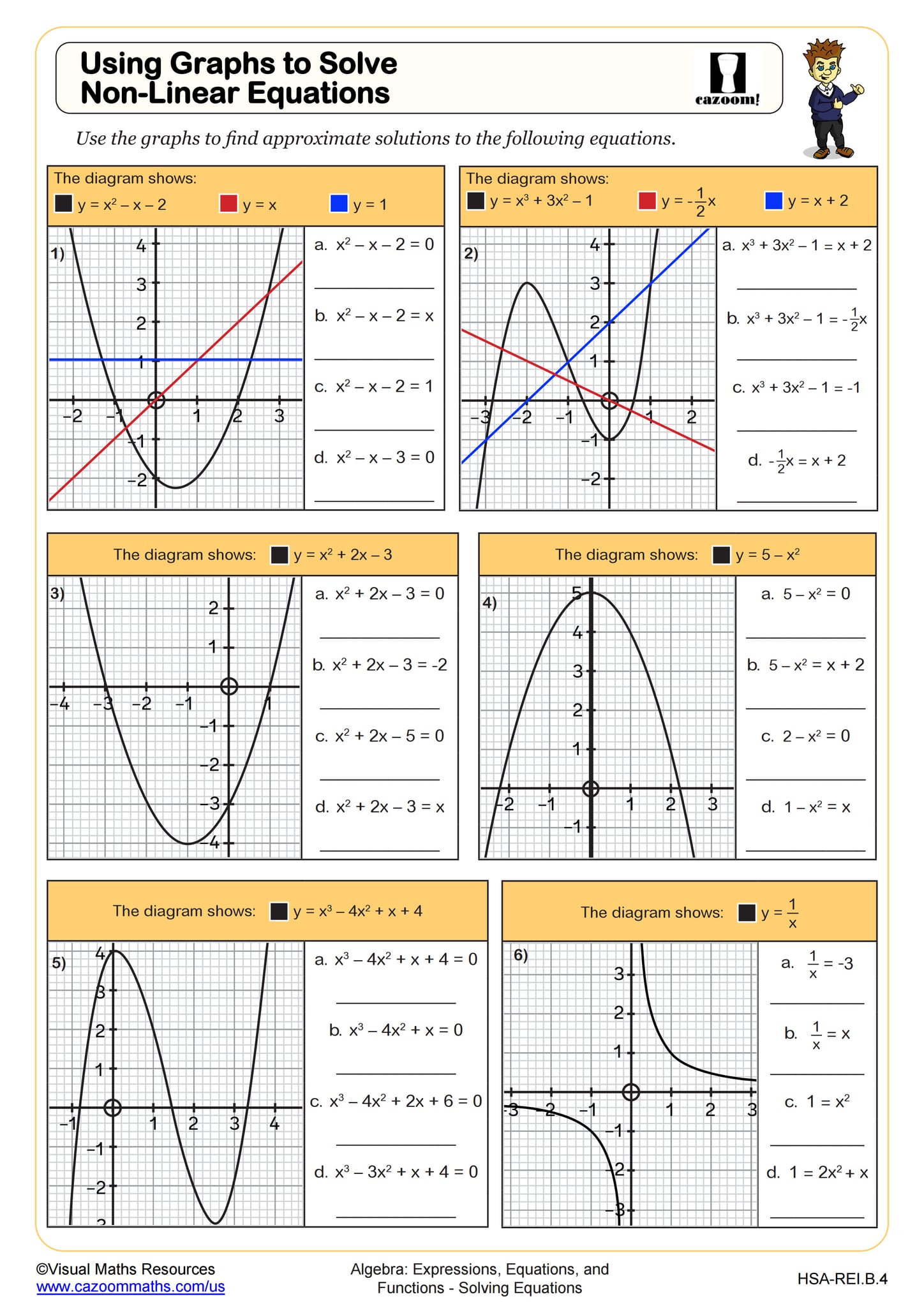 Integrated Math 3 Worksheets with Answers PDF | Printable Math 3 Worksheets