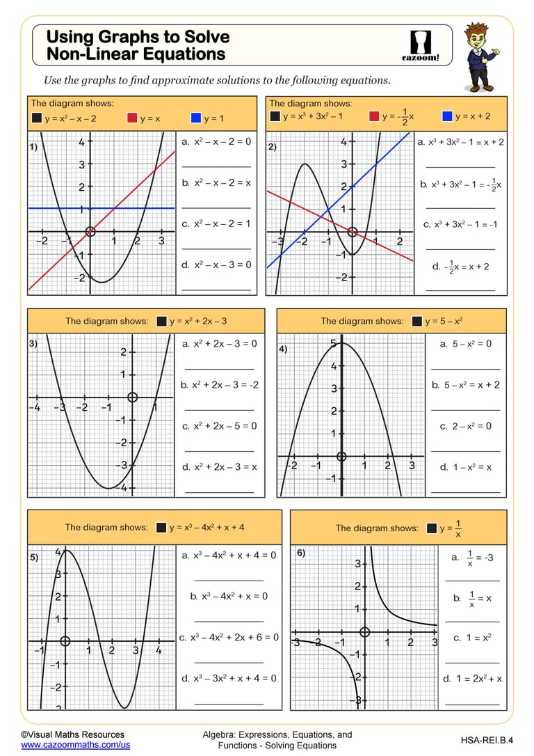 Algebra 2 Worksheets with Answers PDF | Printable Algebra 2 Worksheets