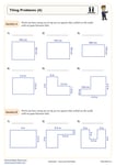Tiling Problems (A) Worksheet | Printable PDF Geometry Worksheet