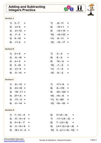 Integer Practice