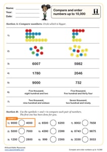 Year 4 Maths Worksheets - Printable Maths Worksheets Year 4 | Cazoom Maths