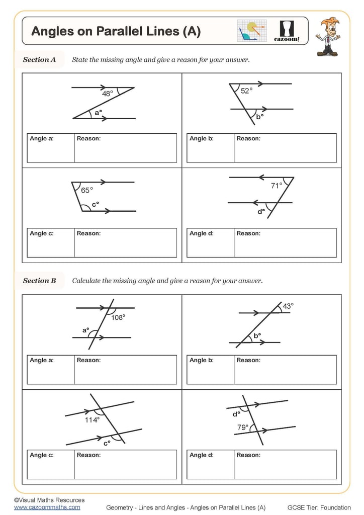 Angles GCSE Questions | GCSE Revision Questions