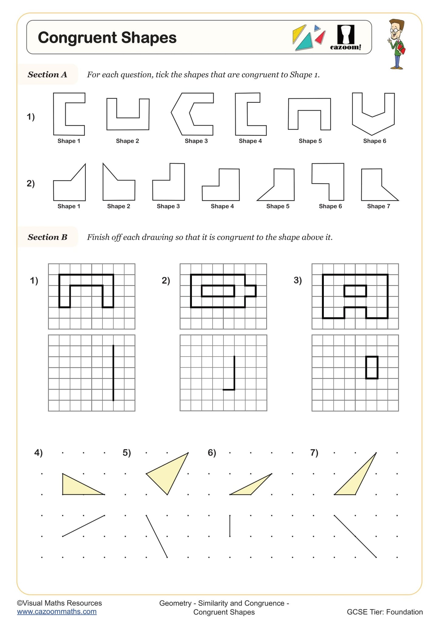 Trigonometry (D) Word Problems (With Clues) Worksheet | Printable Maths ...