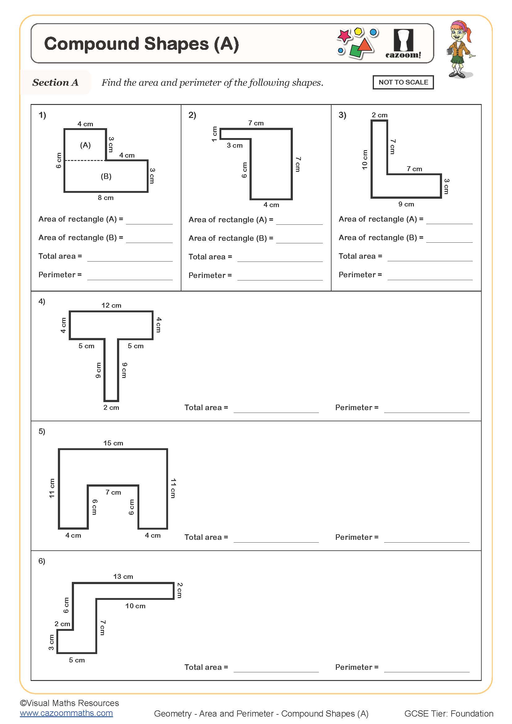 Year 8 Area and Perimeter Worksheets | PDF Printable Worksheets