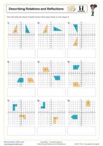 Describing Transformations of Trig Graphs Worksheet | Fun and Engaging ...