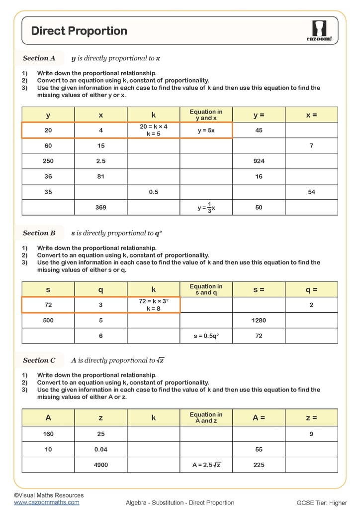 Directed Numbers GCSE Questions | GCSE Revision Questions