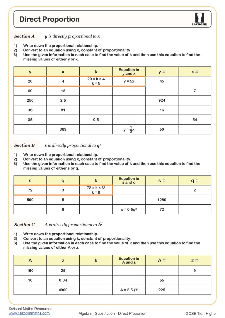 Directed Numbers GCSE Questions | GCSE Revision Questions
