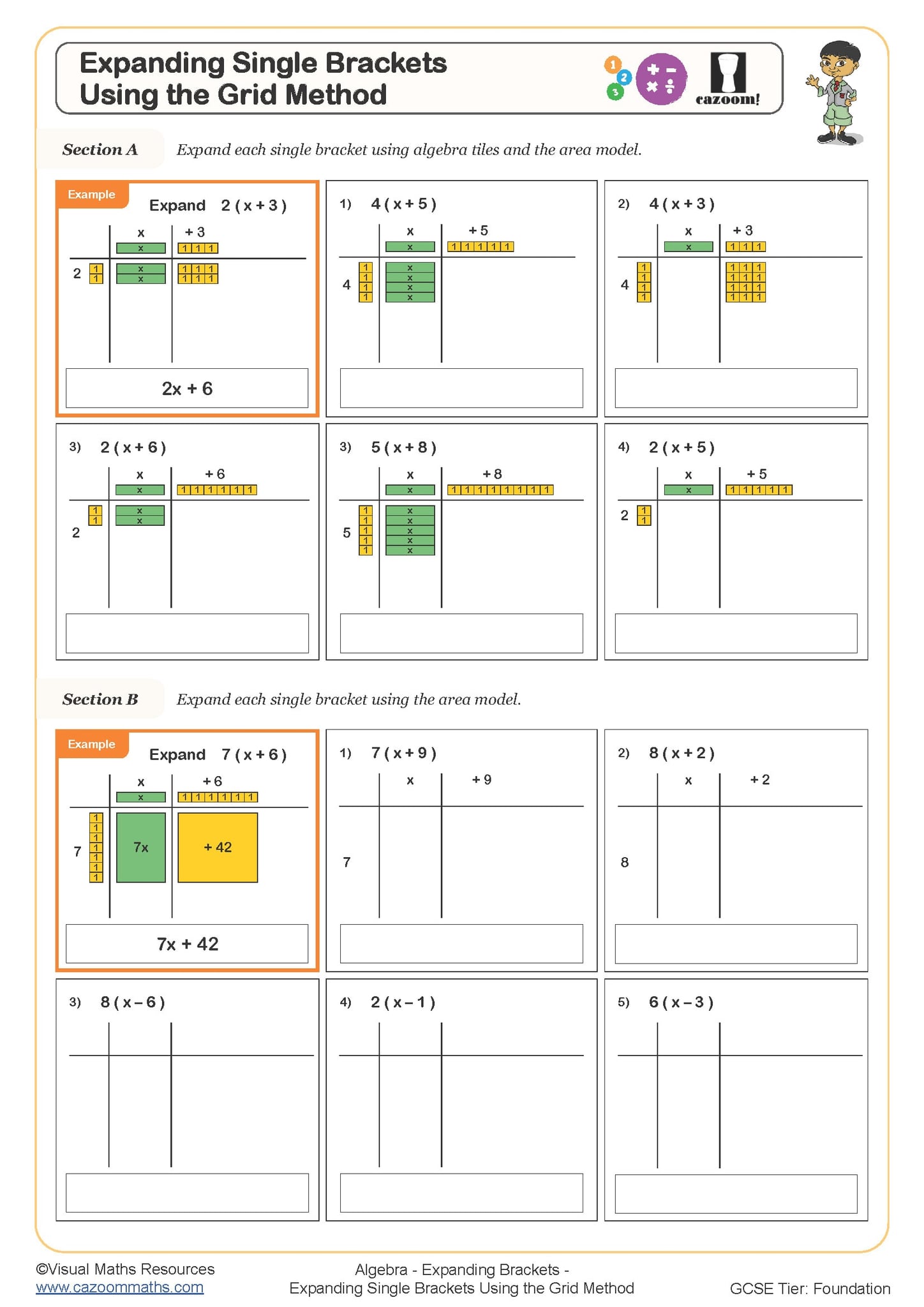Expanding Triple Brackets GCSE Questions | GCSE Revision Questions