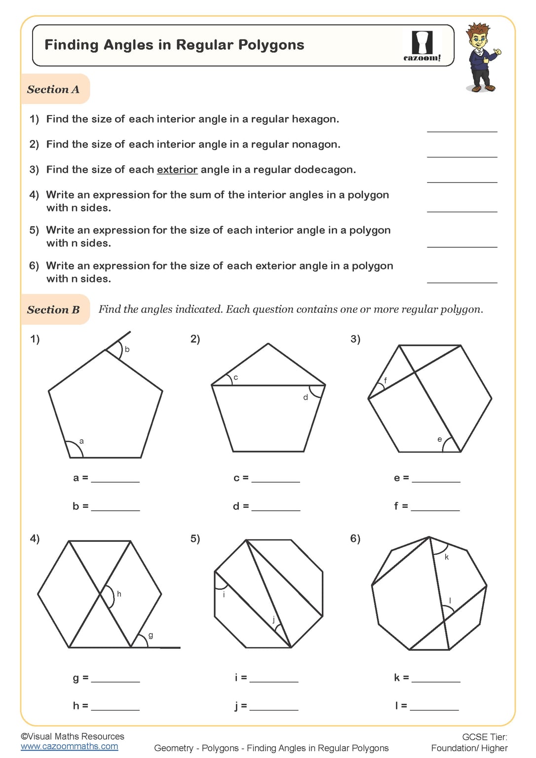 Polygons Worksheet For Kindergarten