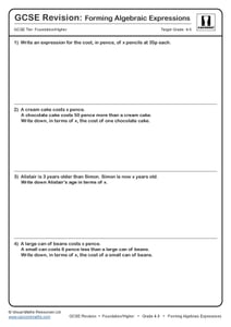 Forming and Solving Equations GCSE Questions | GCSE Revision Questions