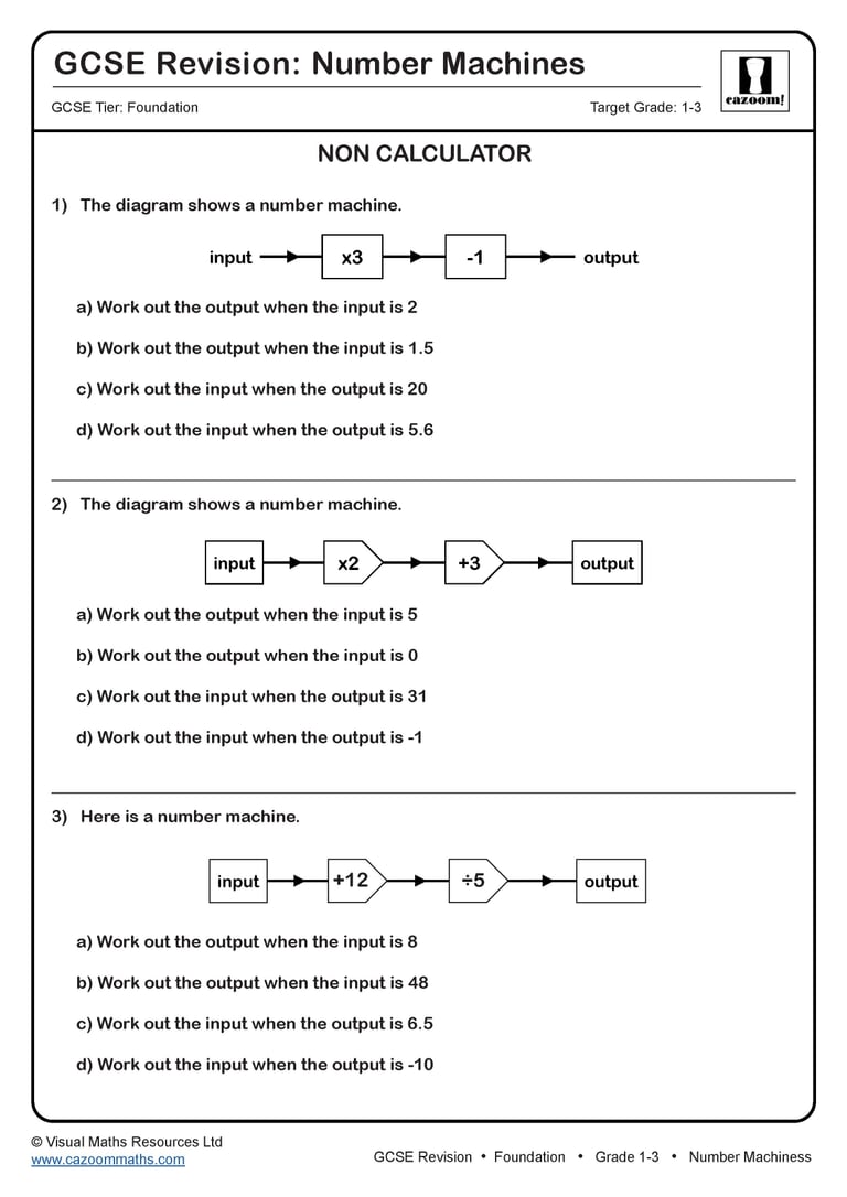 Number Problems GCSE Questions | GCSE Revision Questions