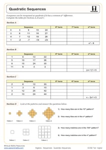 Quadratic Inequalities GCSE Questions | GCSE Revision Questions
