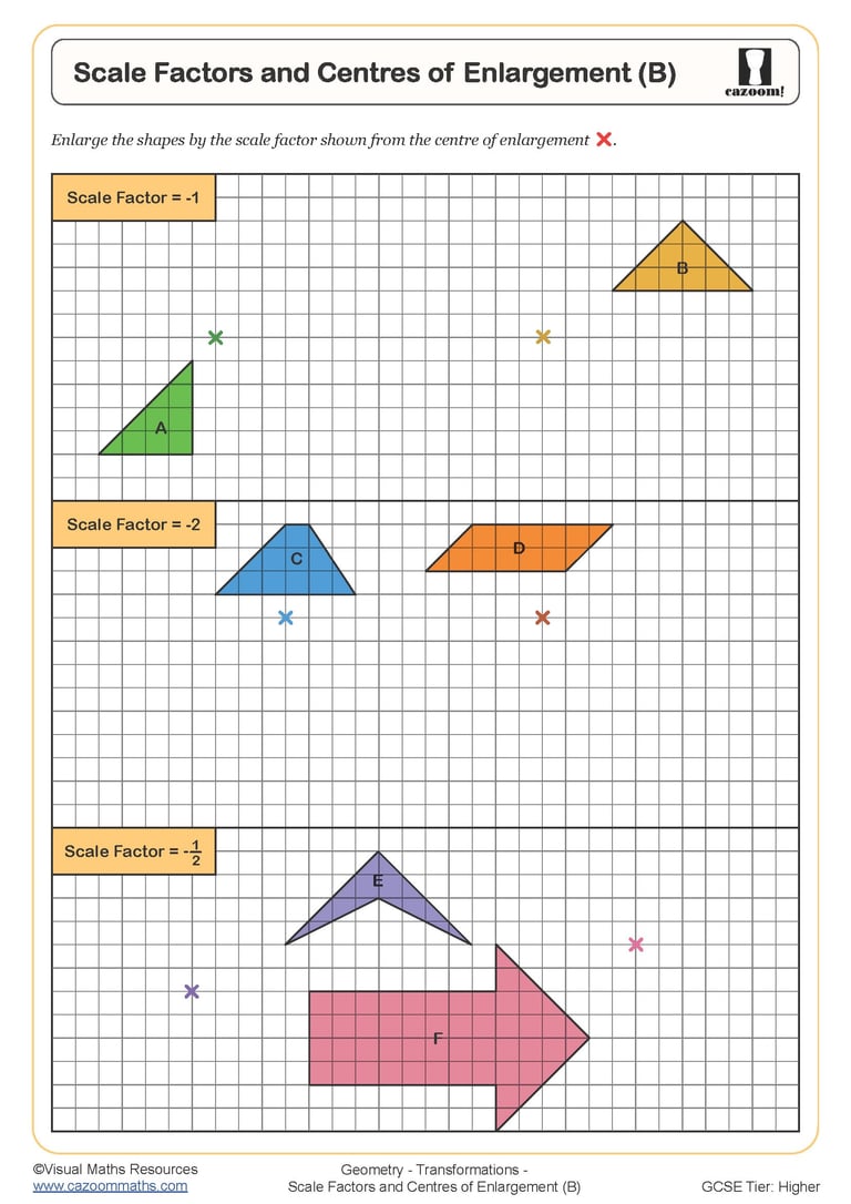 Scale Lengths Worksheet | Printable Maths Worksheets