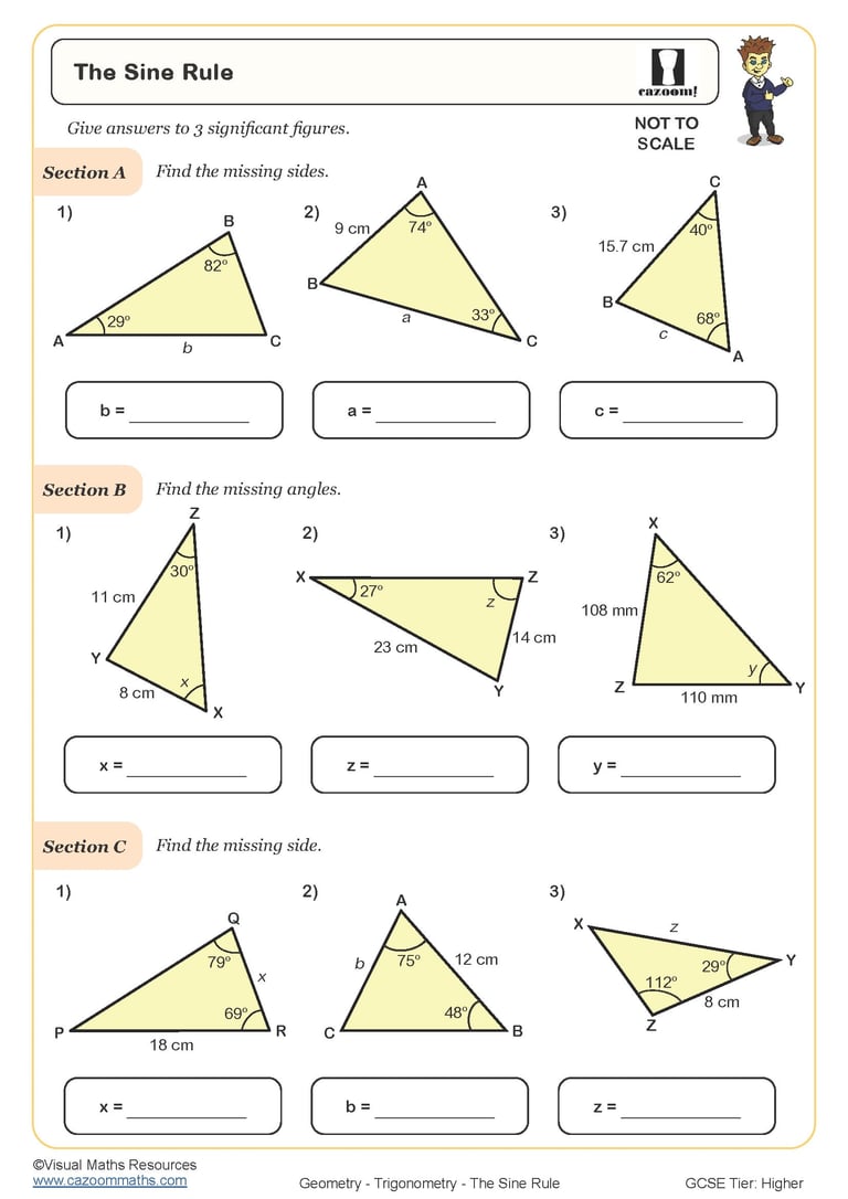 The Line of Best Fit | Cazoom Maths Worksheets