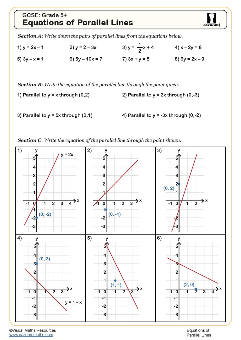 Equation of a circle Worksheet | Printable PDF Worksheets
