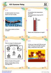 End of Summer Term Maths Activities - Printable Summer Activity Packs ...