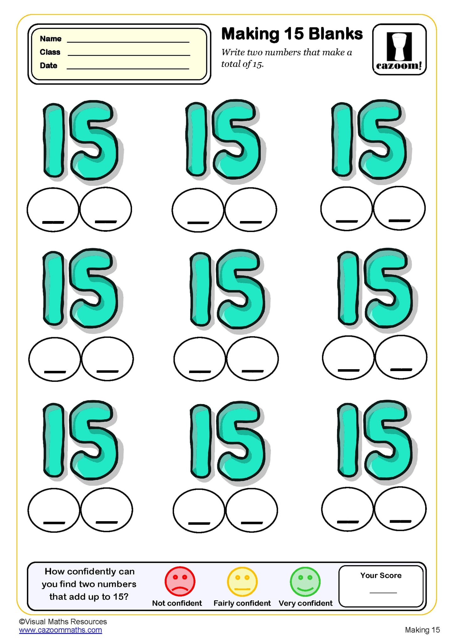 Making 20 Worksheet (B) | Fun and Engaging Year 1 PDF Worksheets