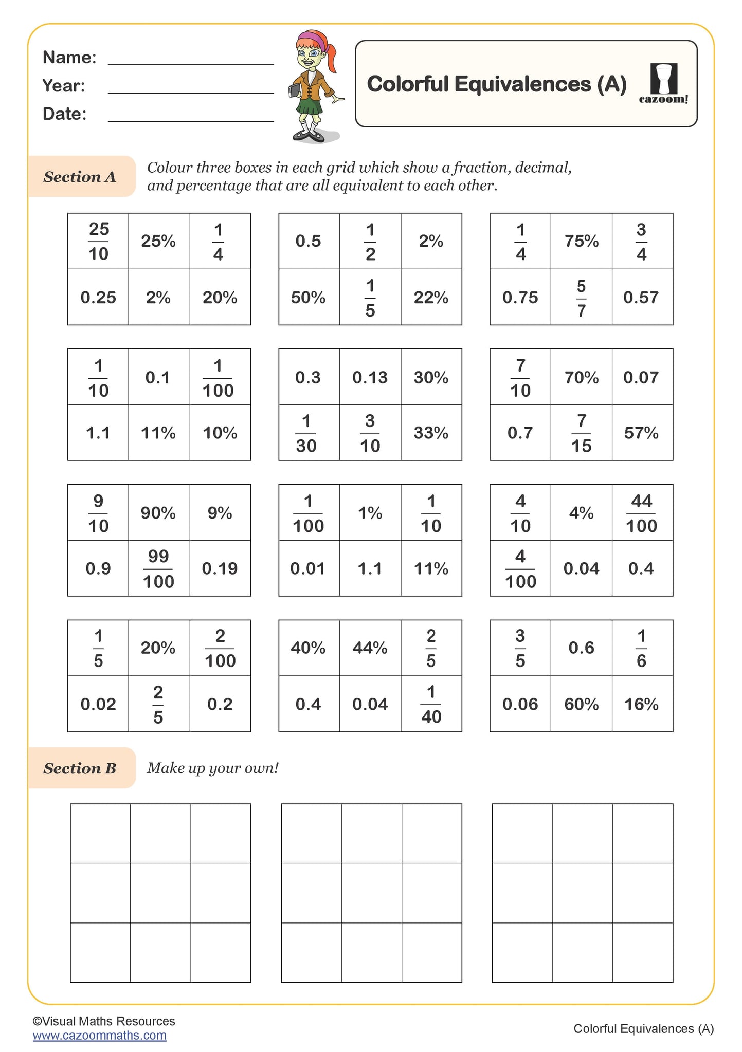 Colour Me Shapes (A) Worksheet | PDF printable Geometry Worksheets