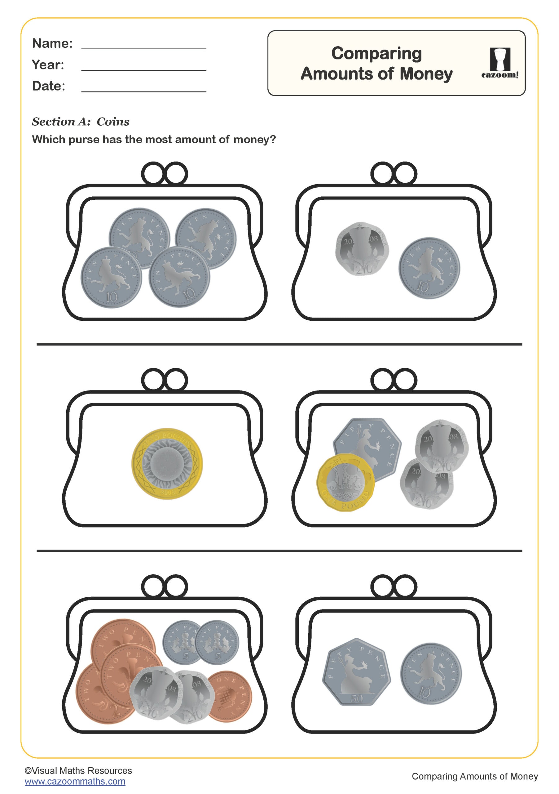 Money Worksheets| Printable PDF KS1 and KS2 Money Worksheets
