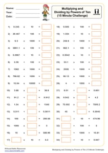 Multiplying by Two Digits Mentally Worksheet | Key Stage 2 PDF Number ...