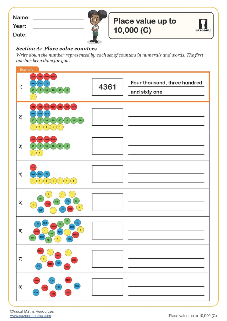 Place Value up to 100 (A) Worksheet | Fun and Engaging Year 2 PDF ...