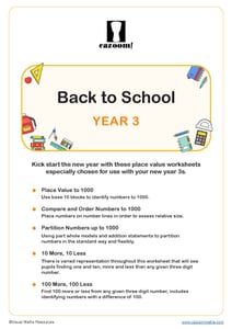 Back to School - Year 8 Worksheet | Fun and Engaging PDF Worksheets