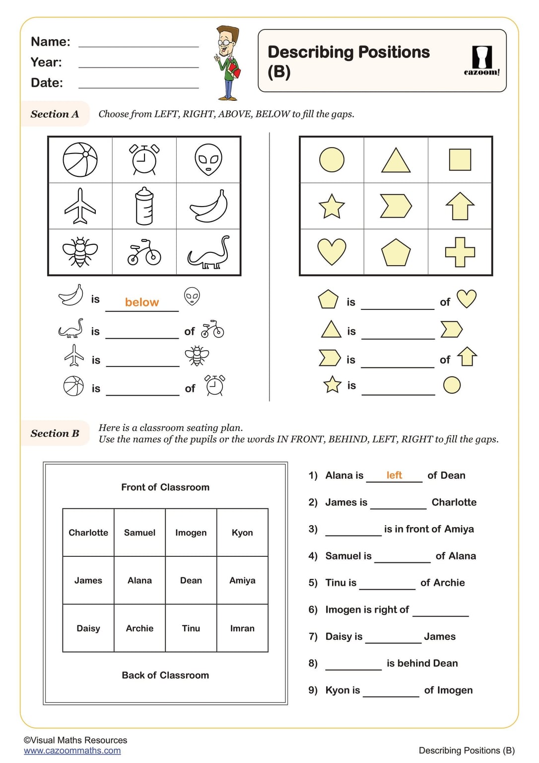 Find the Values Worksheet | Key Stage 2 PDF Algebra Worksheets