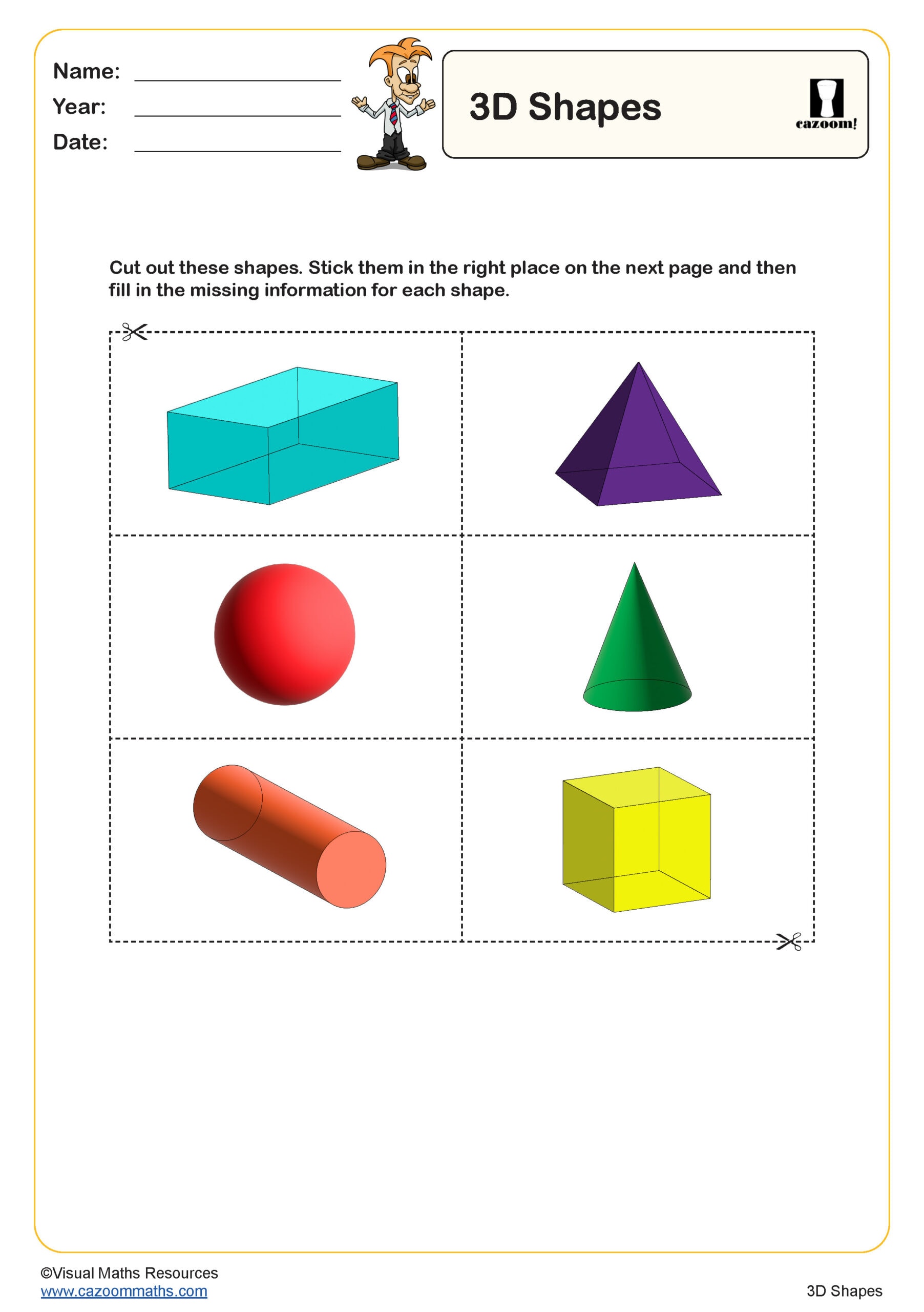 KS1 Properties of Shapes Worksheets | PDF Printable Worksheets