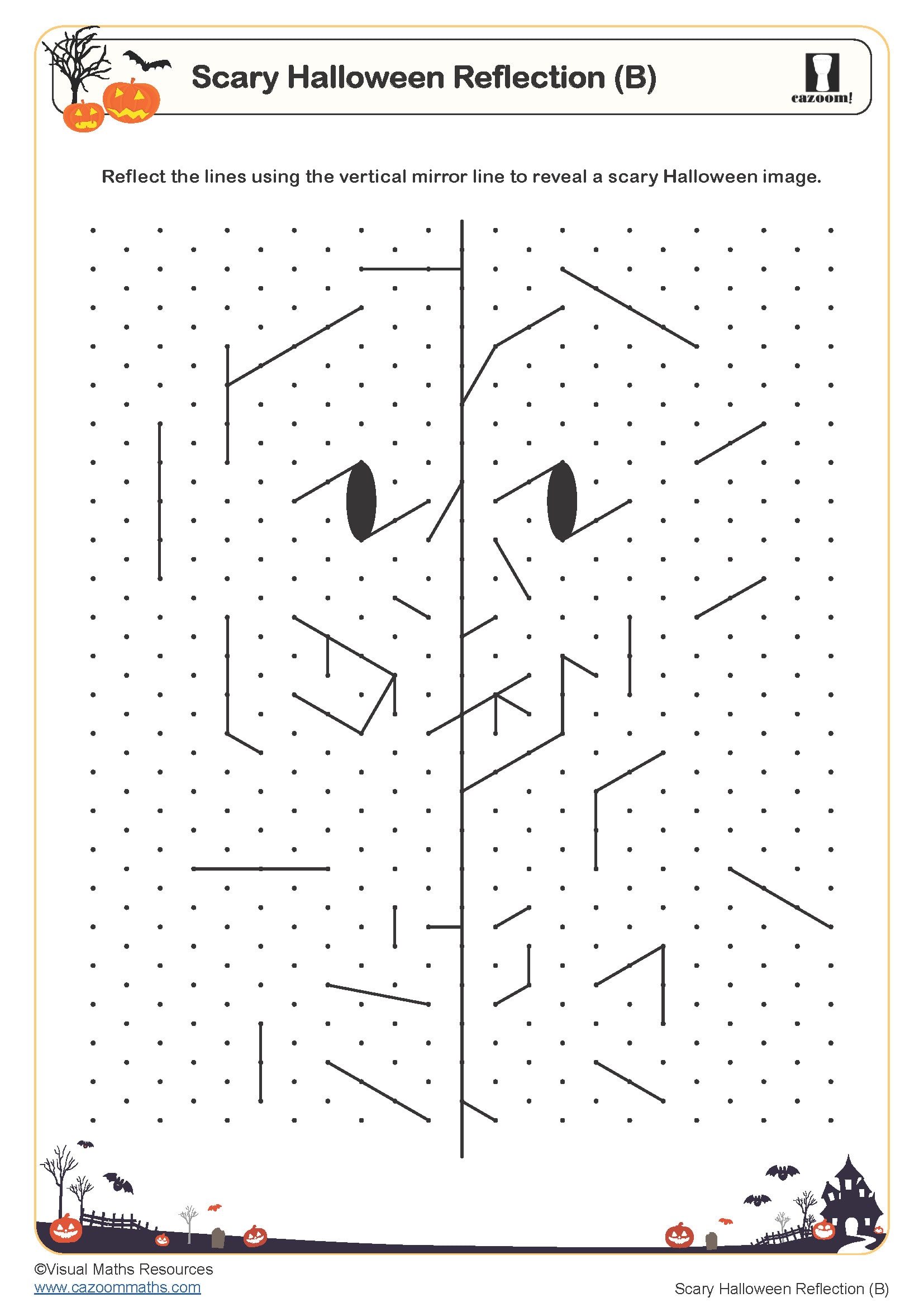 Halloween Place Value Colouring Worksheet | PDF Printable Worksheet