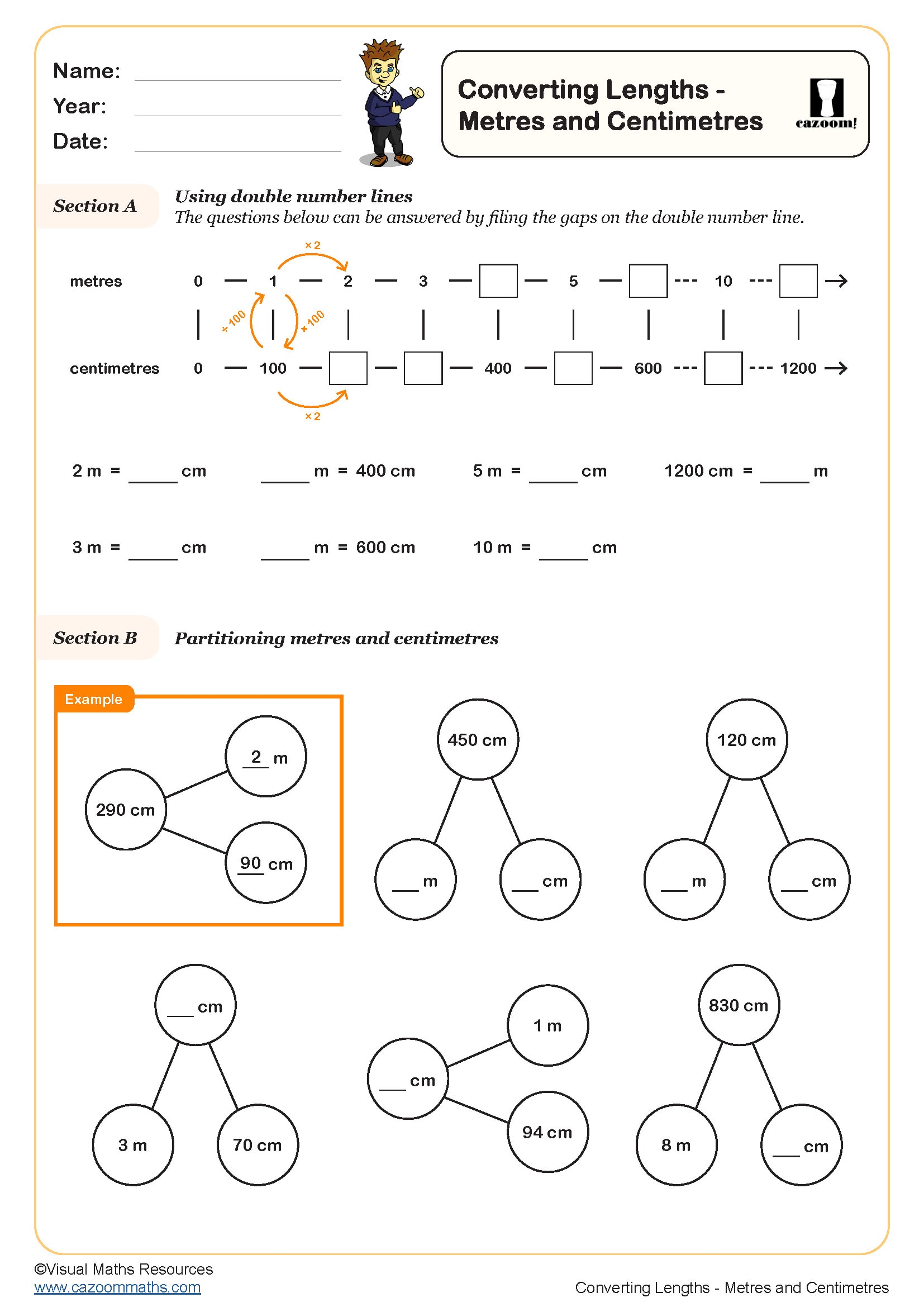 Year 3 Measurement Worksheets | PDF Printable Year 3 Measurement Worksheets