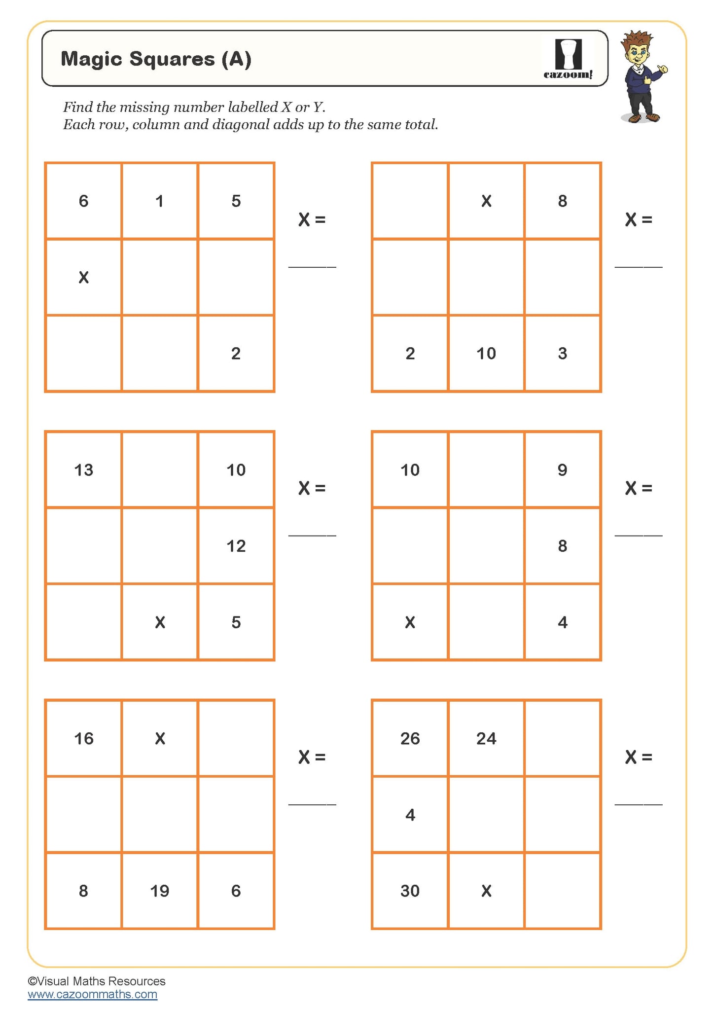 Magic Squares | FREE Teaching Resources