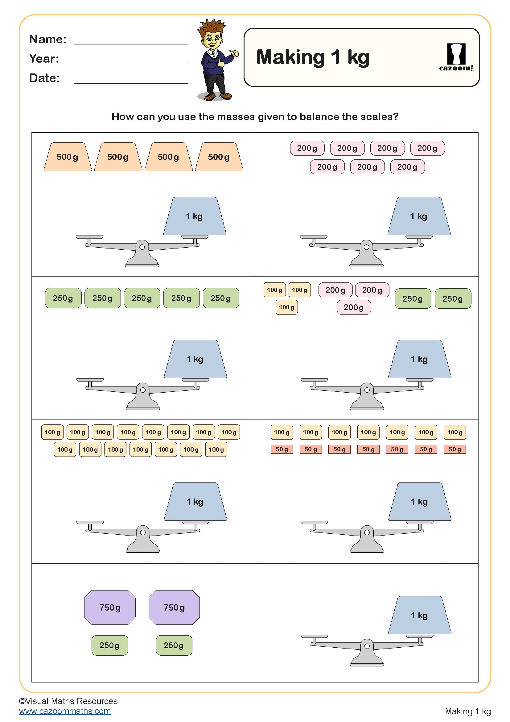 Measure Mass in Kilograms and Grams | Fun and Engaging Key Stage 2 ...