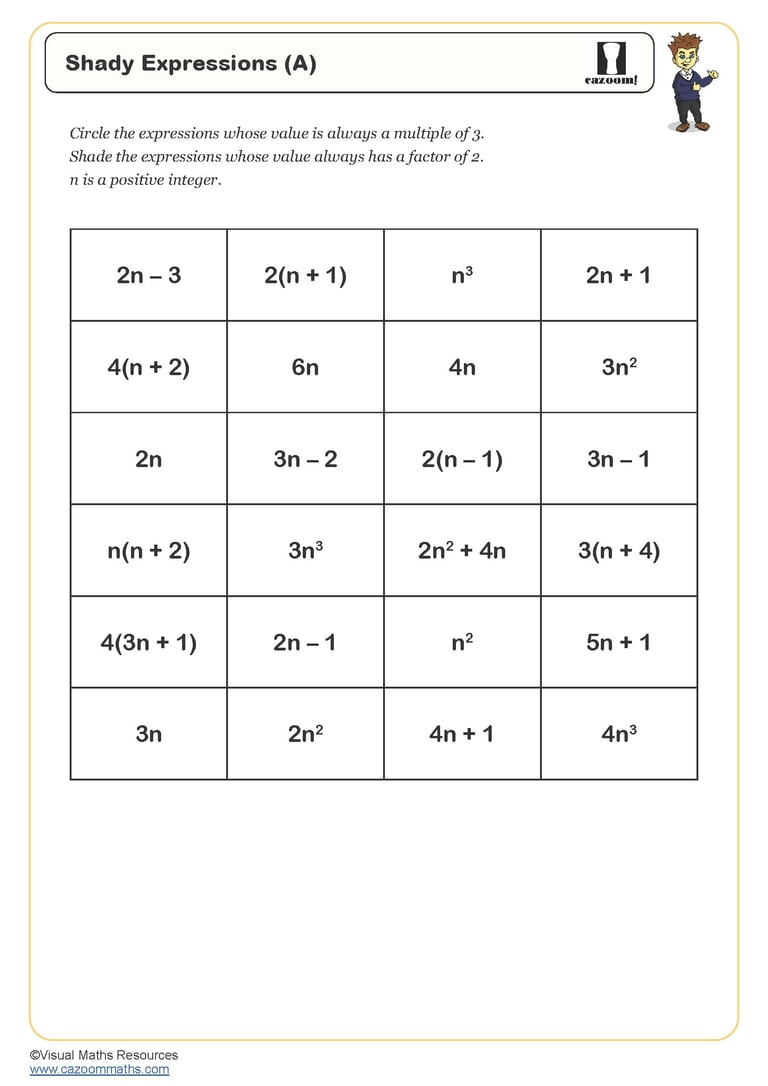 Shady Expressions | FREE Teaching Resources