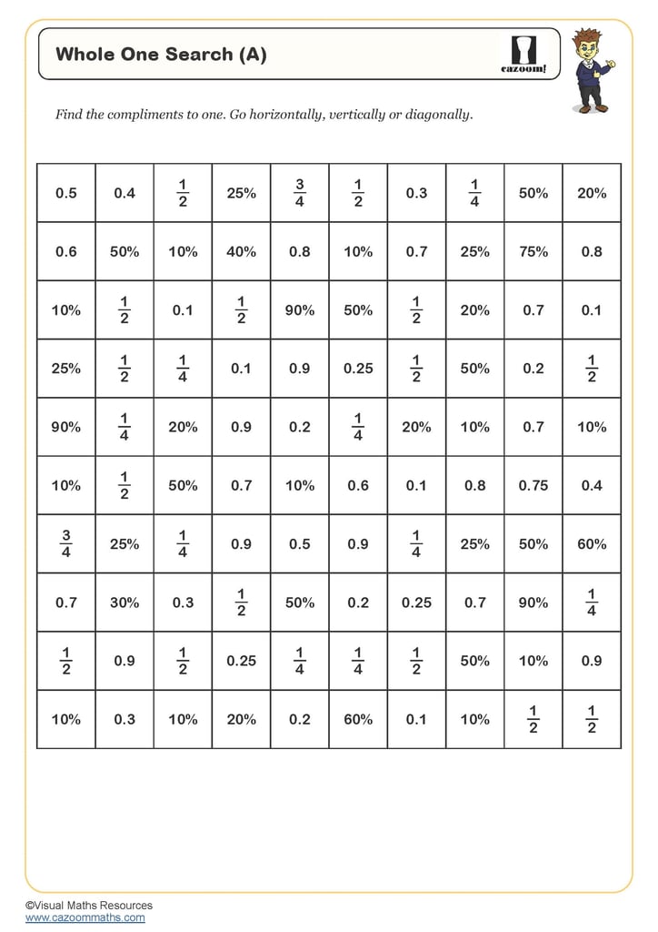 Whole One Search | FREE Teaching Resources