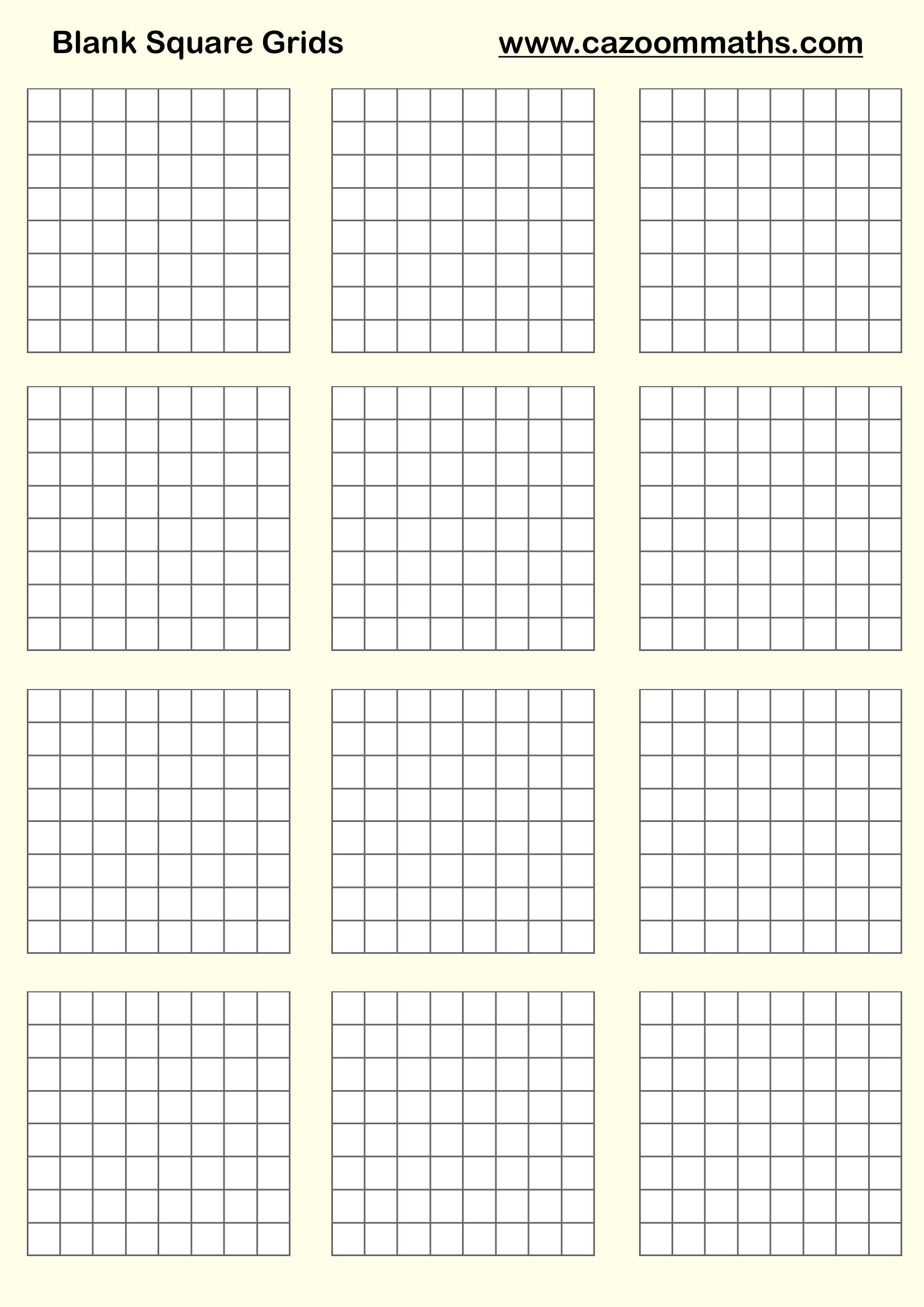 Blank Square Grids | FREE Teaching Resources